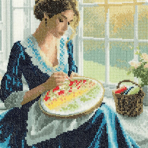 Annabel Cross Stitch Kit, Heritage Crafts - John Clayton Elegance – Sew ...