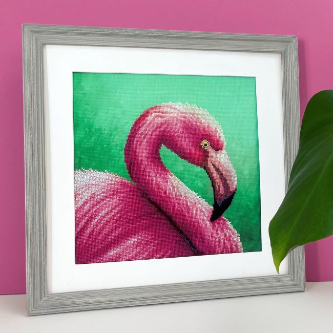 Balance Flamingo Cross Stitch Kit, Bothy Threads – Sew Inspiring UK