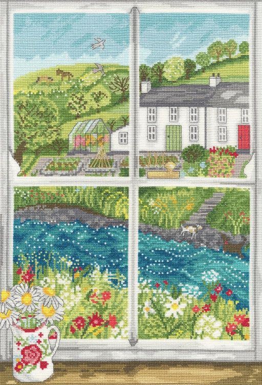 Daisy Window Cross Stitch Kit, Bothy Threads – Sew Inspiring UK