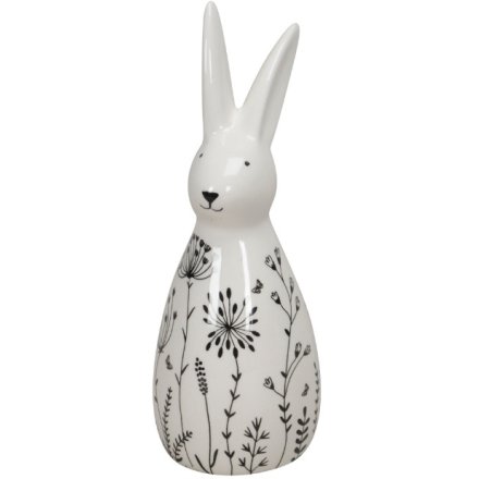 Ceramic White Rabbit Ornament - 14.5cm – Sew Inspiring UK