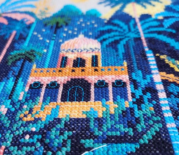 India Dreams Cross Stitch Kit, Heritage Crafts – Sew Inspiring UK