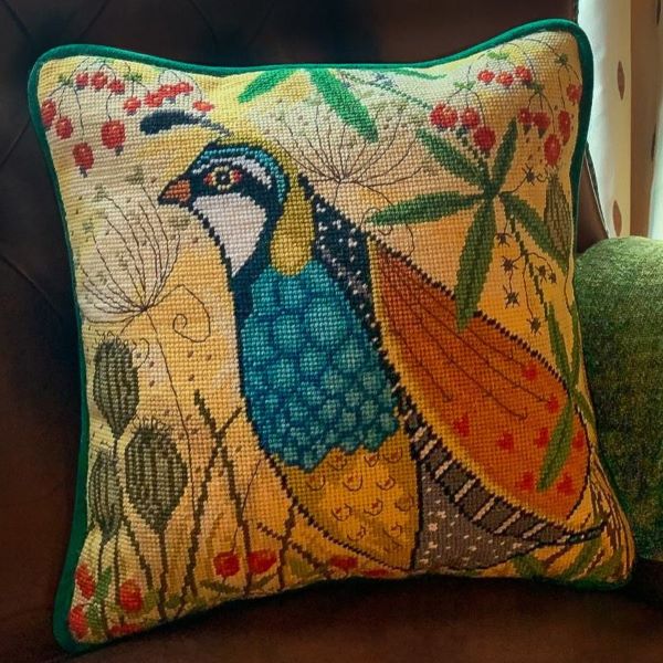 Partridge Tapestry Kit, Needlepoint Kit - Bothy Threads – Sew Inspiring UK