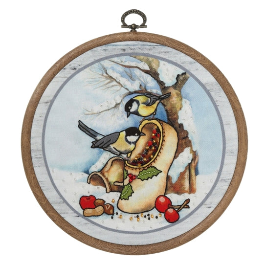 Winter Hoop Embroidery Kit, Indian Silk Freestyle VDV TVK-0104 – Sew ...