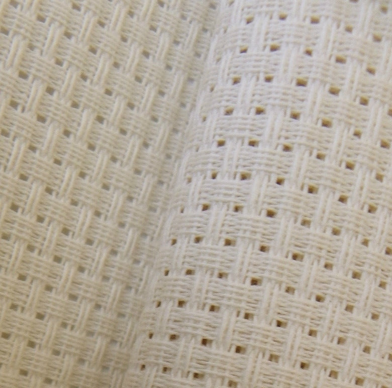 Aida 6 count Fabric, Zweigart 6ct Binca -XL Fat Quarter, FQ3611 Cream ...