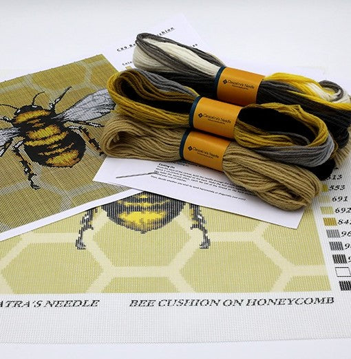 Bee on Honeycomb Tapestry Kit, Cleopatra's Needle – Sew Inspiring UK