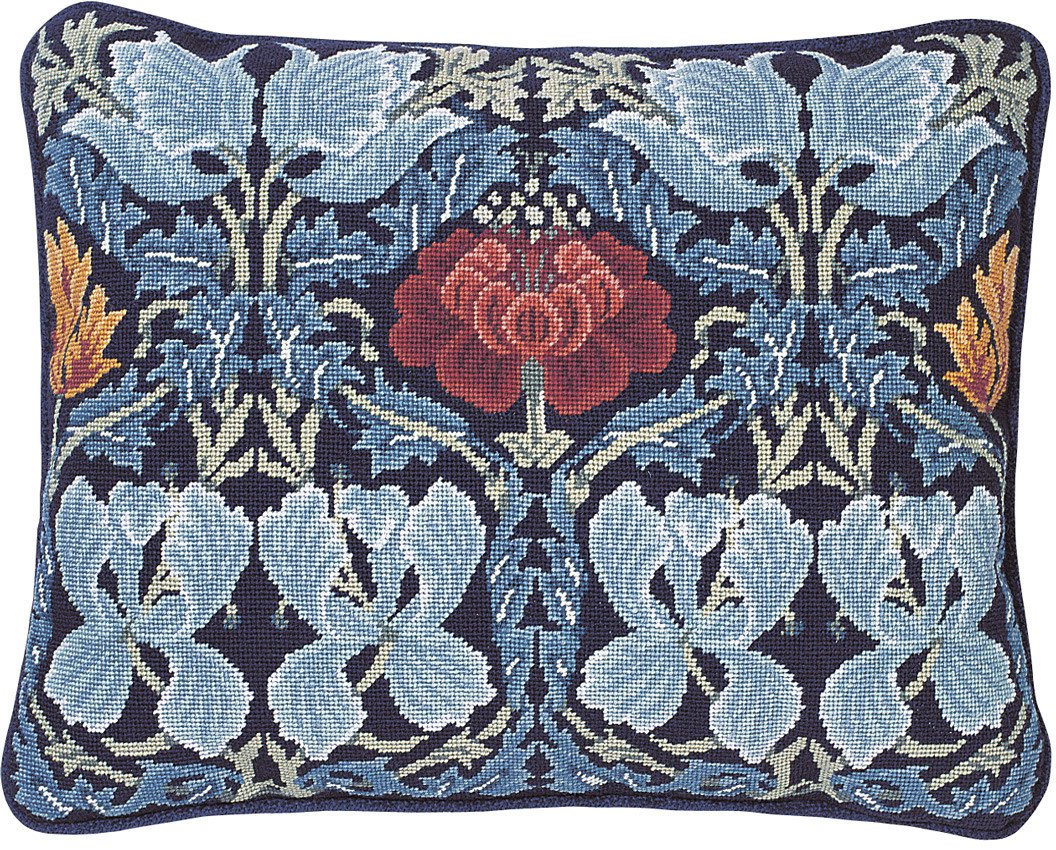 Beth Russell Needlepoint Kit Tapestry Kit, William Morris Tulip & Rose ...