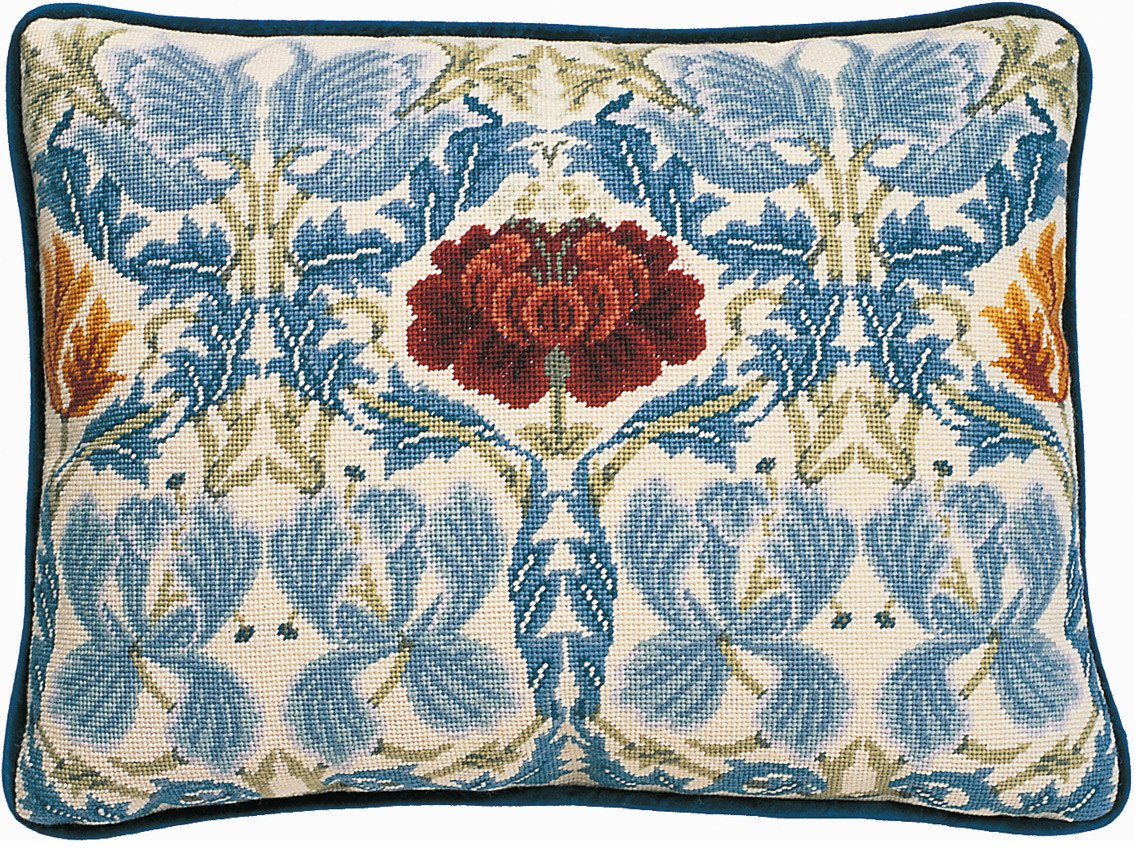 Beth Russell Needlepoint Kit Tapestry Kit, William Morris Tulip & Rose ...