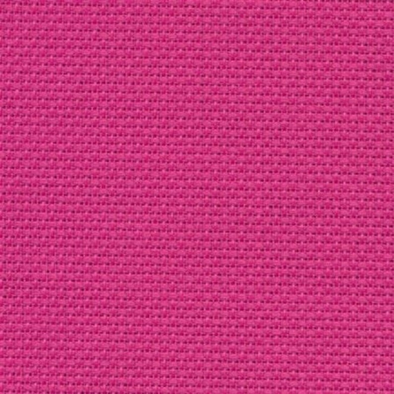 Aida 14 count Fabric, Zweigart 14ct FAT QUARTER -Hot Pink 4023 – Sew ...