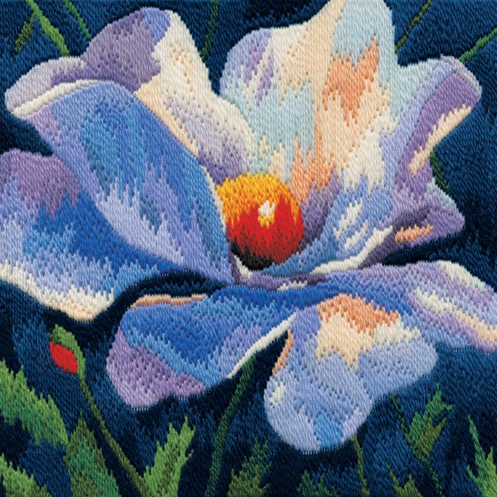 White Poppy Long Stitch Kit, Derwentwater Designs – Sew Inspiring UK