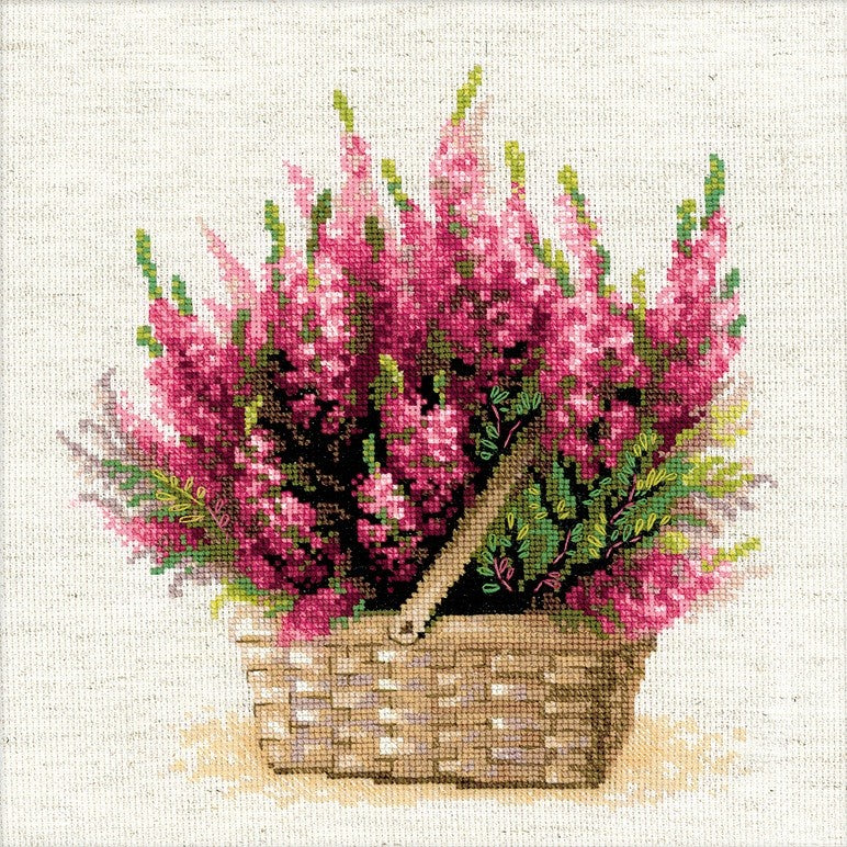 Cross Stitch Kit Scottish Heather, Counted Cross Stitch Riolis R1324 ...