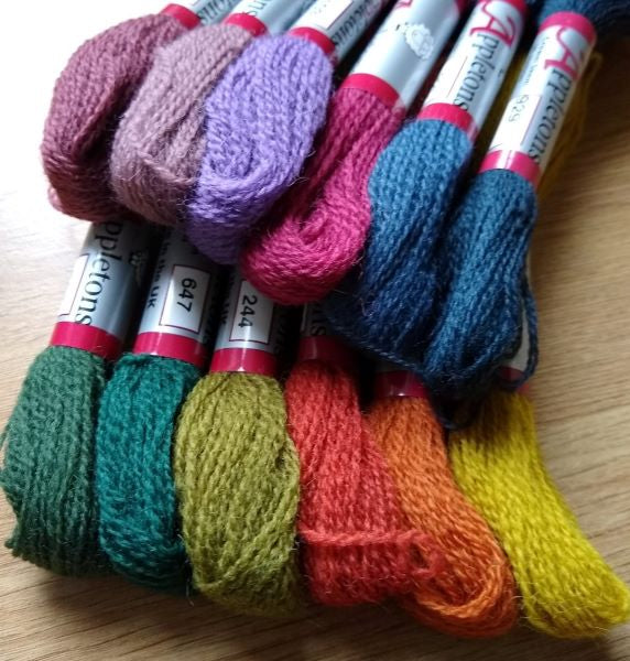 Appletons Crewel Wool, Jacobean Set of 12 – Sew Inspiring UK