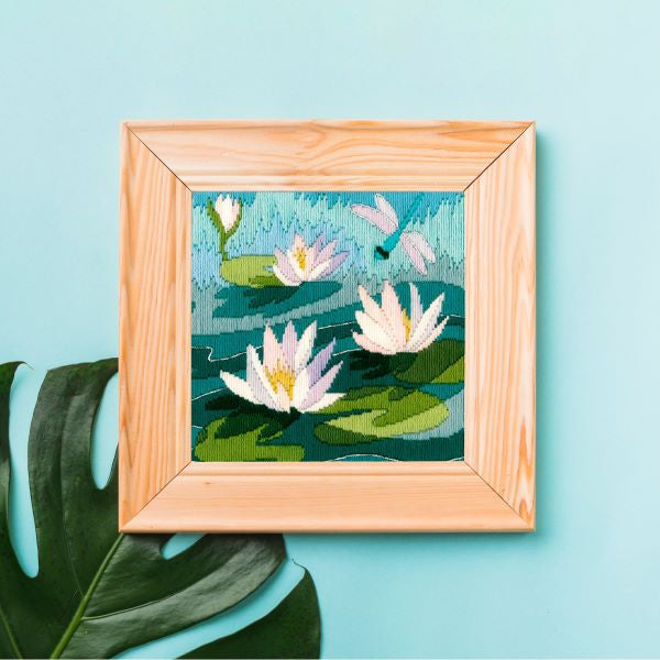 Water Lilies Long Stitch Kit, Bothy Threads – Sew Inspiring UK